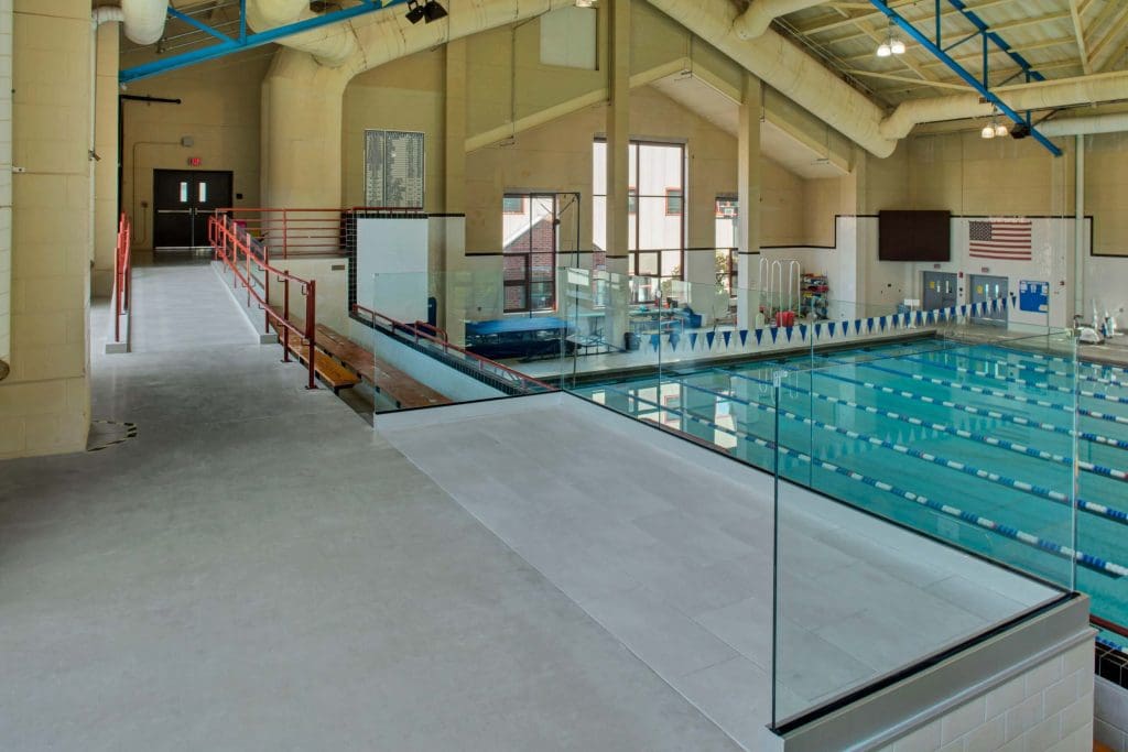 Keohane Pool Spectator Seating - KMA, LLC